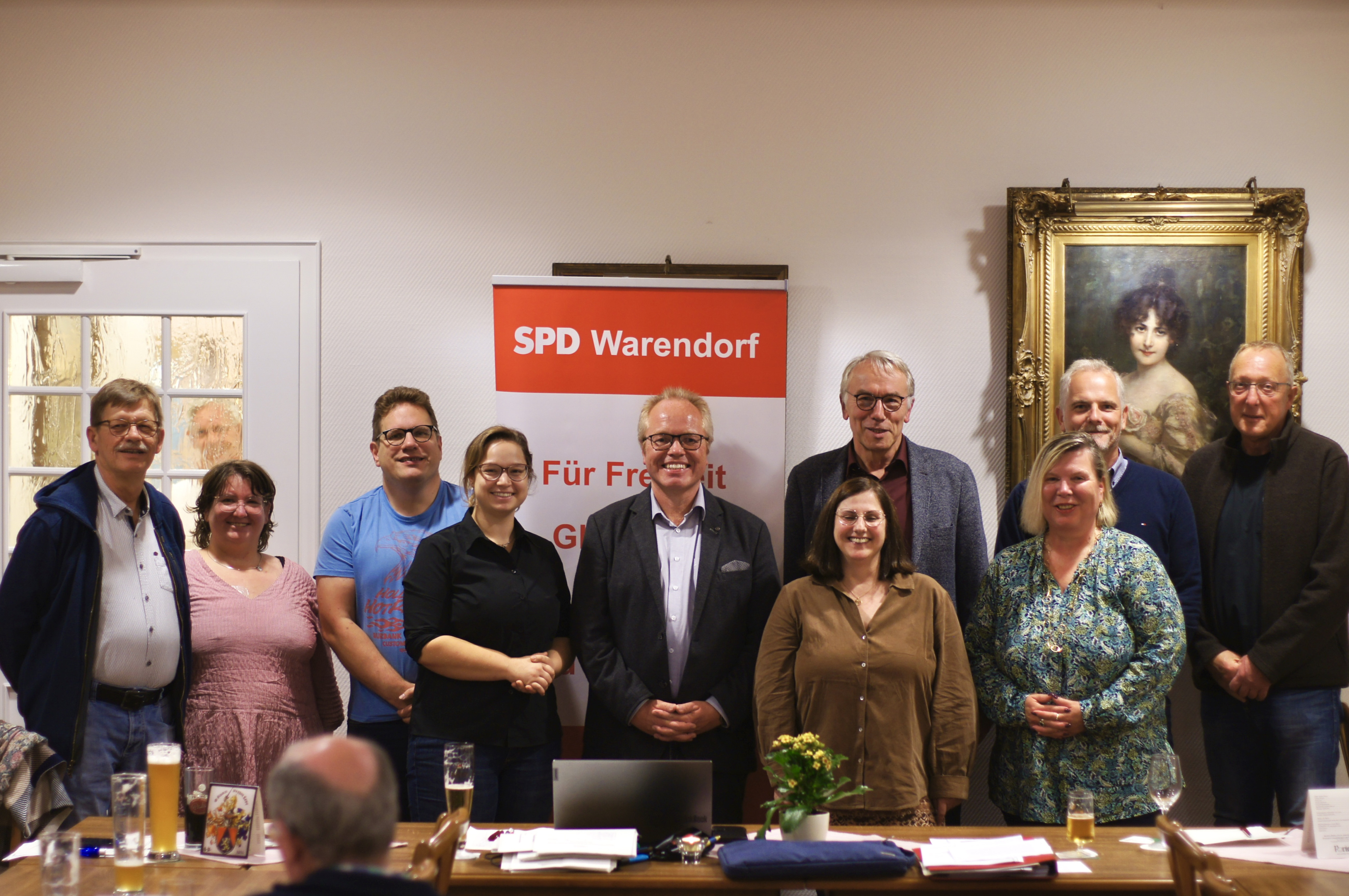 JHV des SPD-Stadtverbands Warendorf: Vorstandswahlen, Blick in die ...